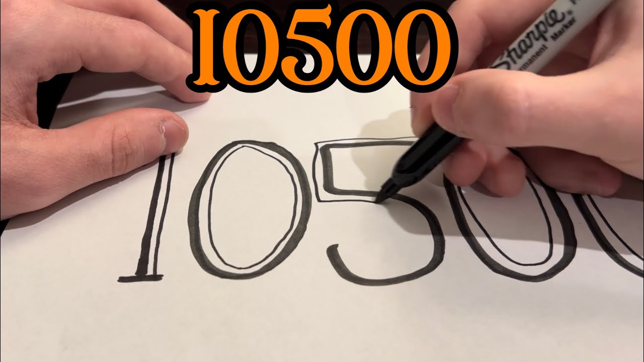 Writing #10500 - YouTube