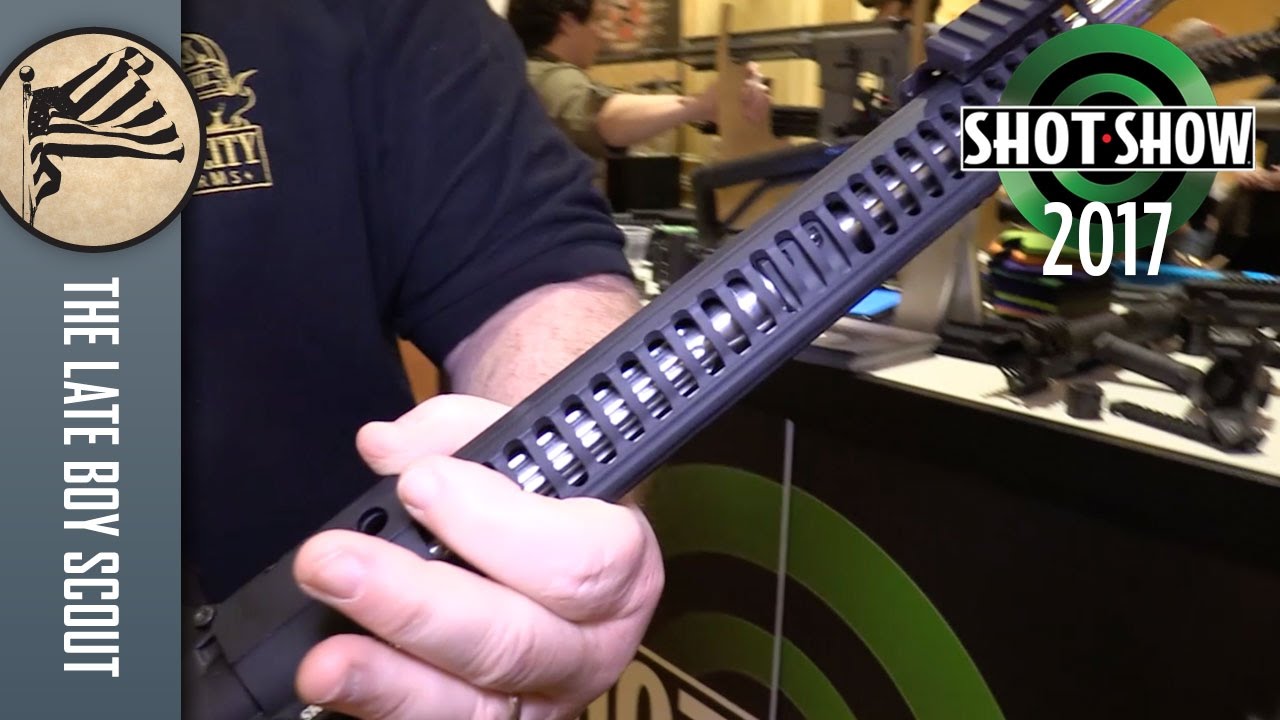 Paper City Firearms Super-Thin Handguard! SHOT Show 2017 - YouTube