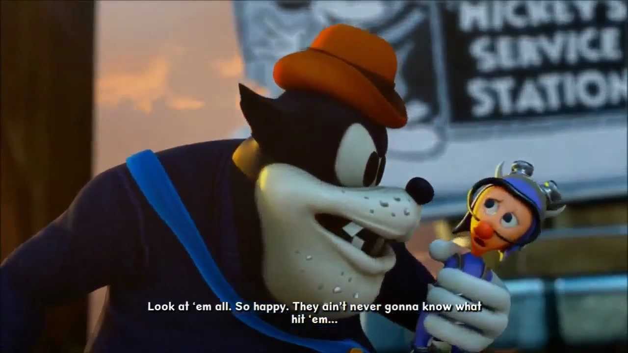 Epic Mickey 2 The Power of Two [ Final Cutscene ] Sequel Hook to Epic ...