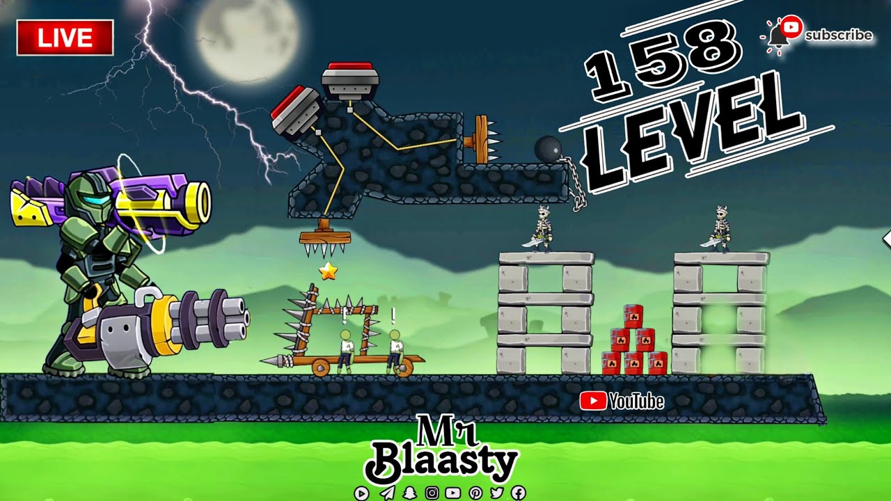 Boom Stick Game । Blaasti Level :-158/200 । how to complete level 158 ...