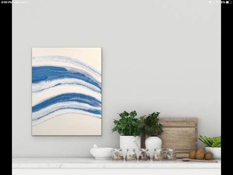 Easy Breezy Swipe Tecnique Acrylic Swipe, Acrylic Pour Painting, Art ...