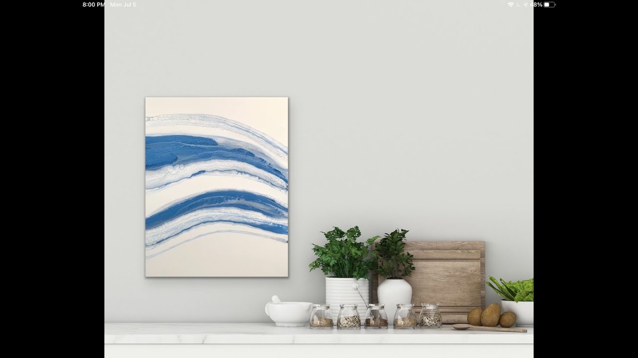 Easy Breezy Swipe Tecnique Acrylic Swipe, Acrylic Pour Painting, Art ...