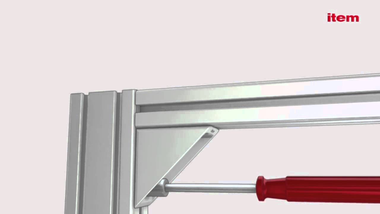 Automatic Angle Bracket Set (80x80) - Assembly Animation - YouTube