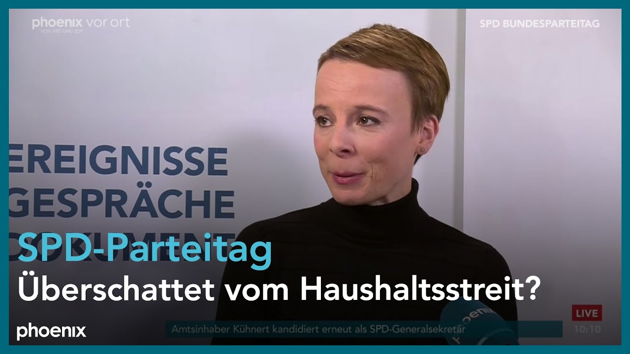 Hannah Bethke und Anna Lehmann zum SPD-Parteitag am 08.12.23 - YouTube