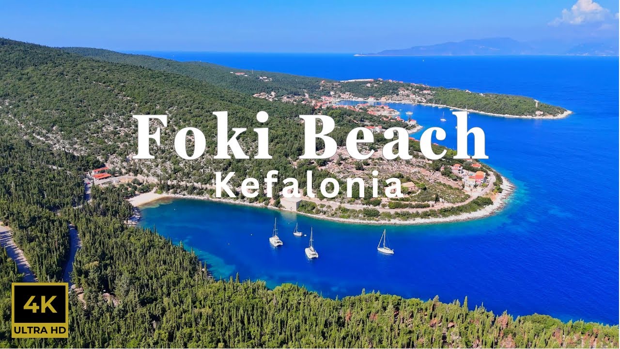 Foki beach - Kefalonia / Παραλία Φώκι - Κεφαλονιά - YouTube