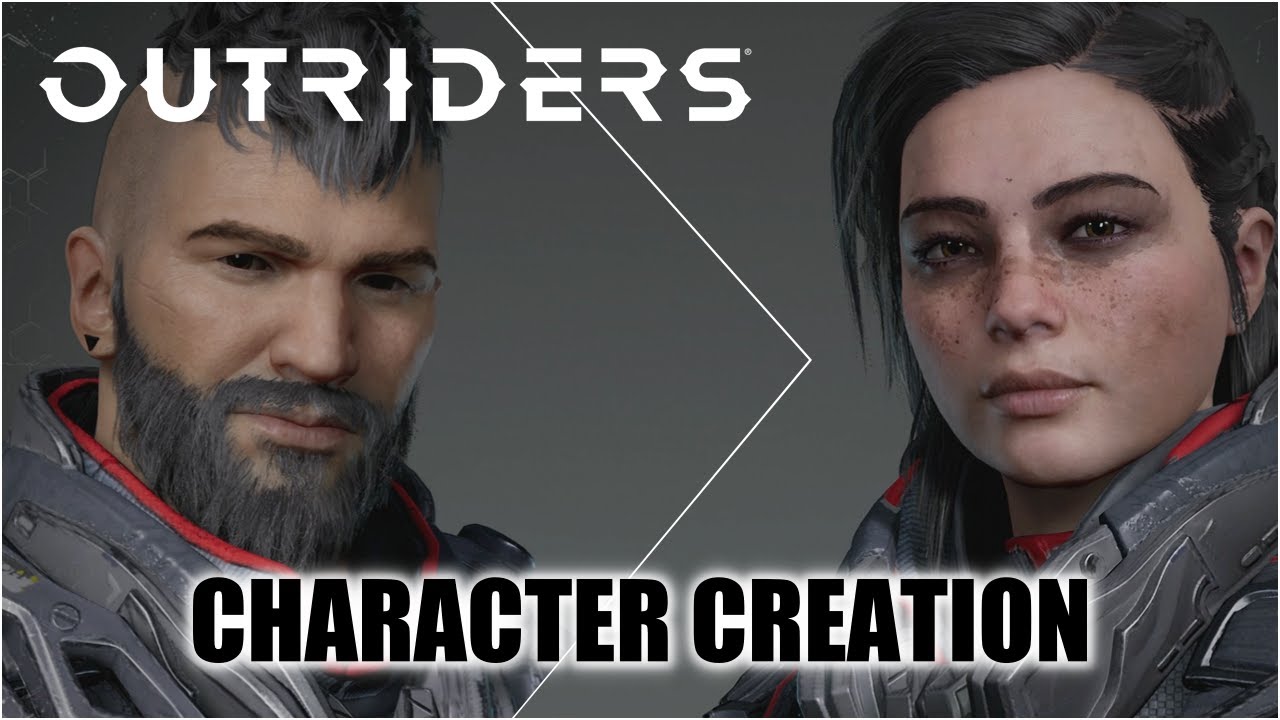 Outriders – Male & Female Character Creation - Character Customization ...