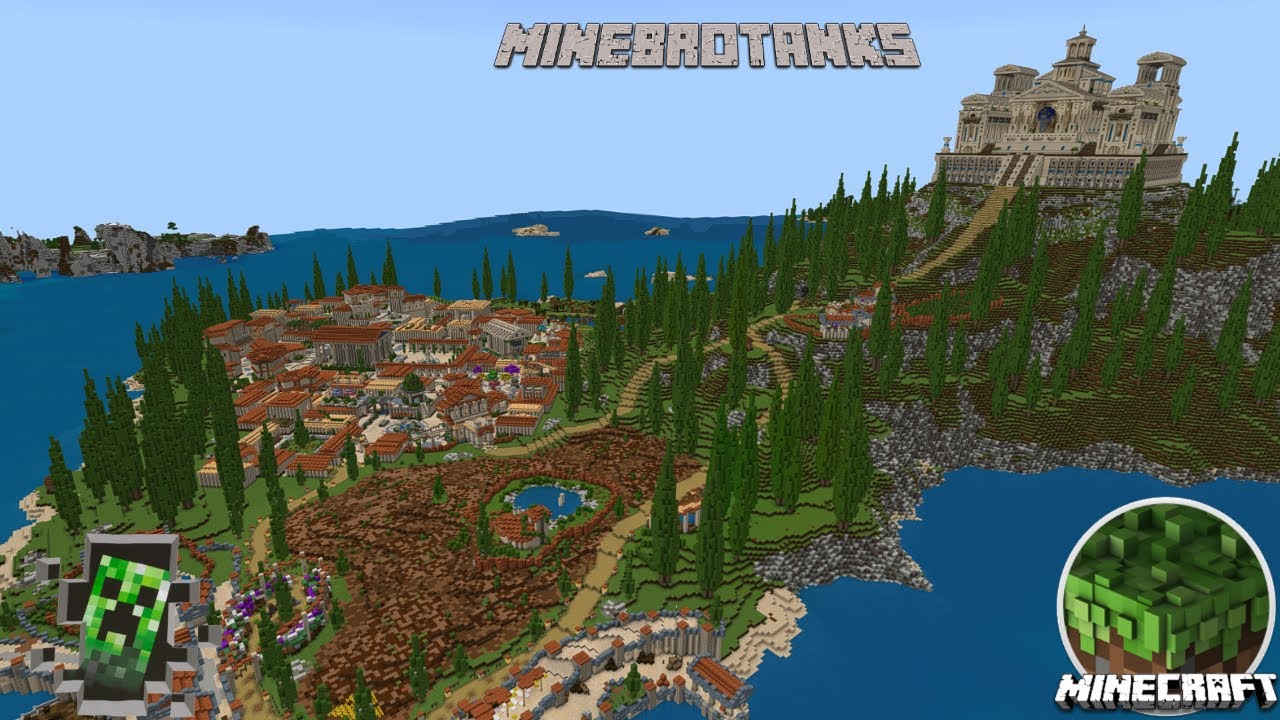Minecraft Palace of Mythical Gods - YouTube