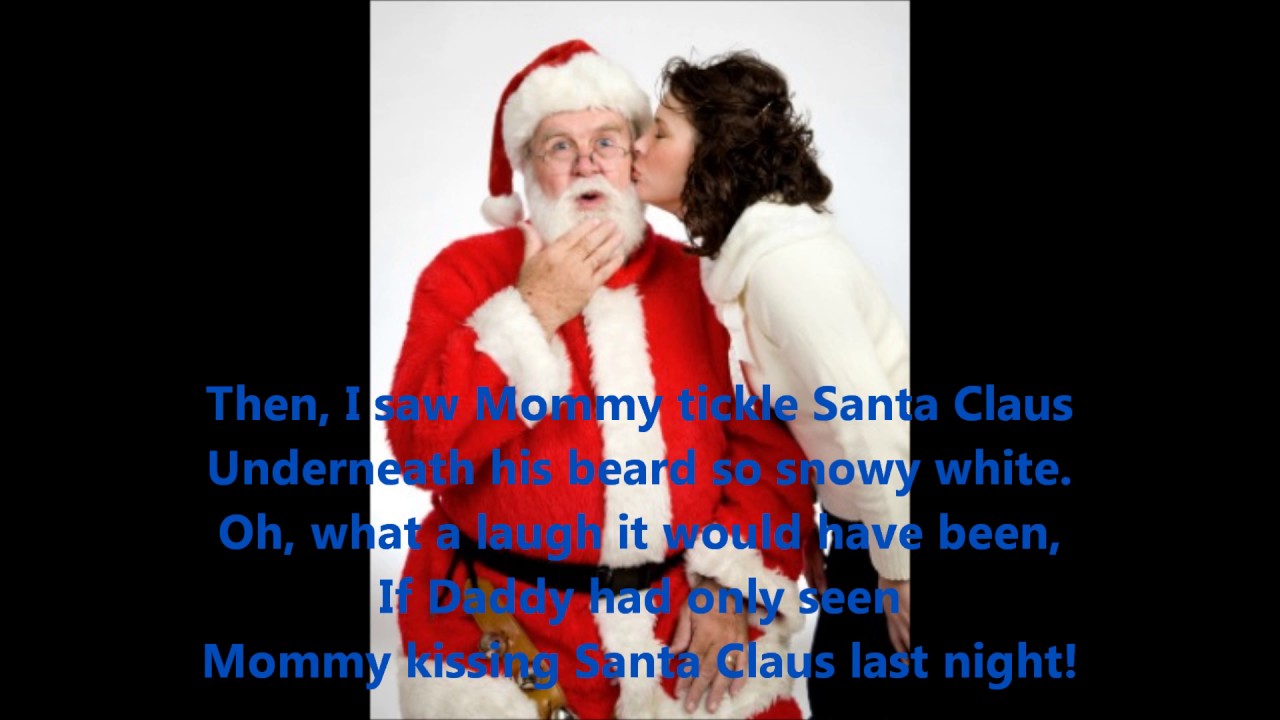 "I Saw Mommy Kissing Santa Claus " with lyrics - YouTube