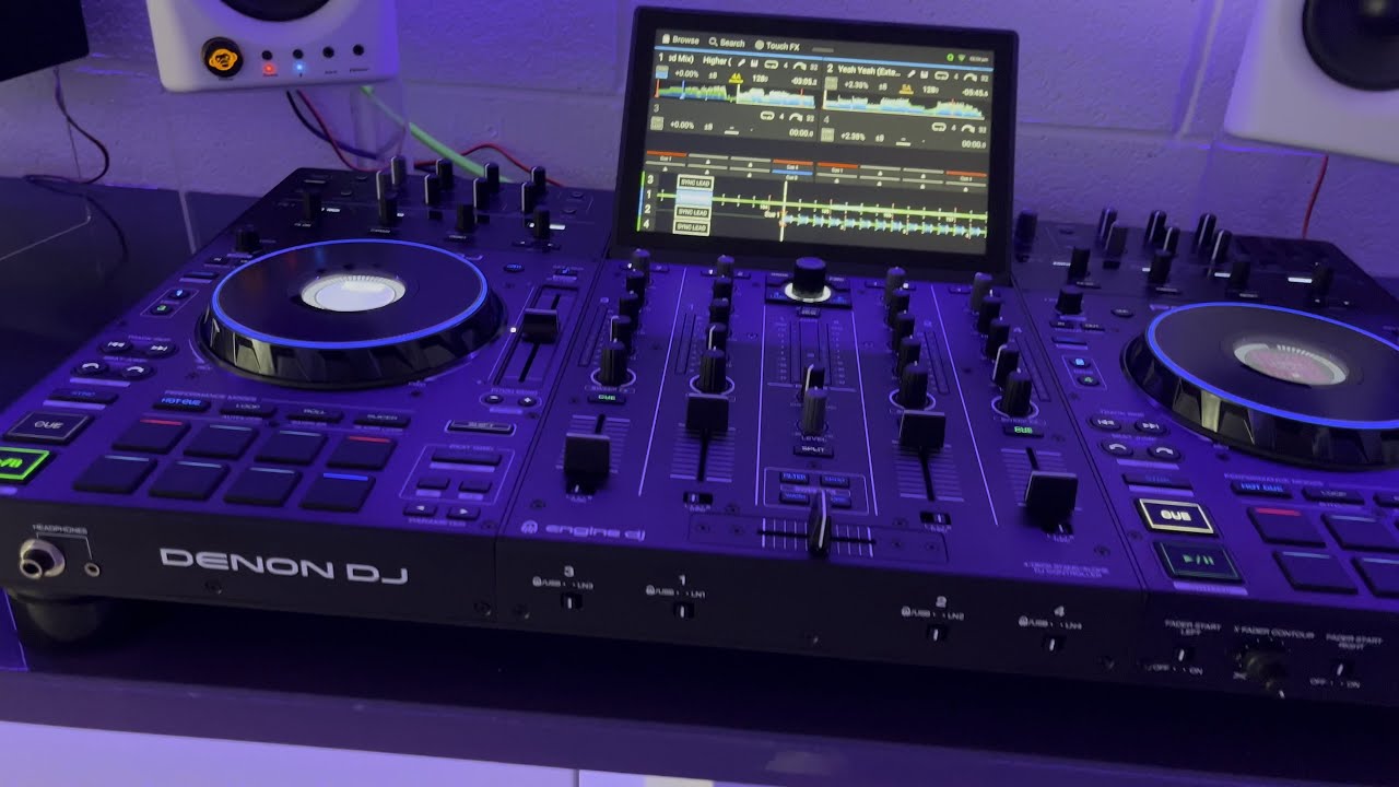 First Look at Stems On Denon DJ Prime 4+ - YouTube