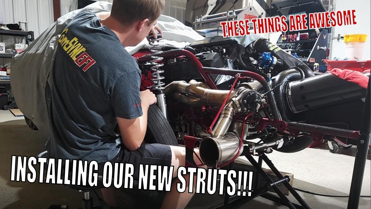How To INSTALL Front Shocks on a DRAG CAR!!! THE SECRET TO GOING FAST ...