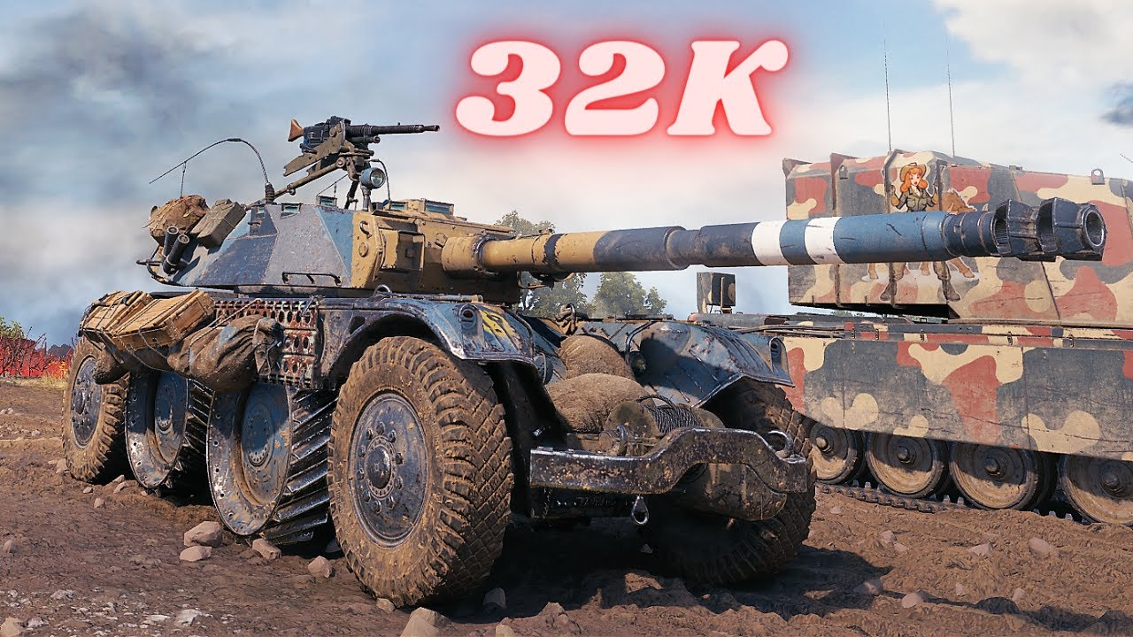 Panhard EBR 105 16K Spot + Damage & Panhard EBR 105 16.8K World of ...