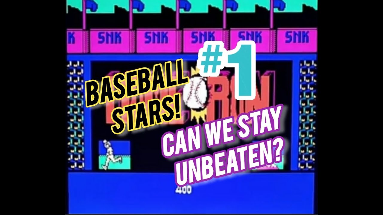 Baseball Stars (NES) Created Team/League Long Play Games 29-30 (Vid 10 ...