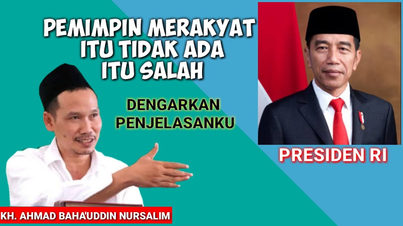 Pemimpin Merakyat Itu Salah, Begini Penjelasannya - YouTube