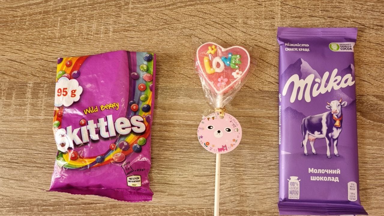 World of Aromas and Flavors: ASMR Unboxing Milka Chocolate Bar and Pink ...