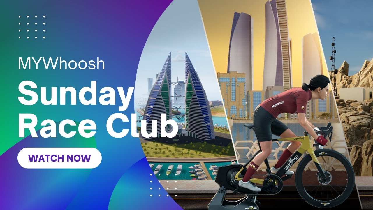 Sunday Race Club | MyWhoosh July Qualifier | Virtual Road Race - YouTube