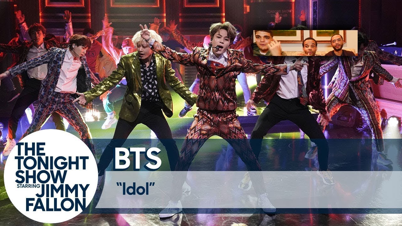 BTS: IDOL | The Tonight Show Starring Jimmy Fallon Reaction - YouTube
