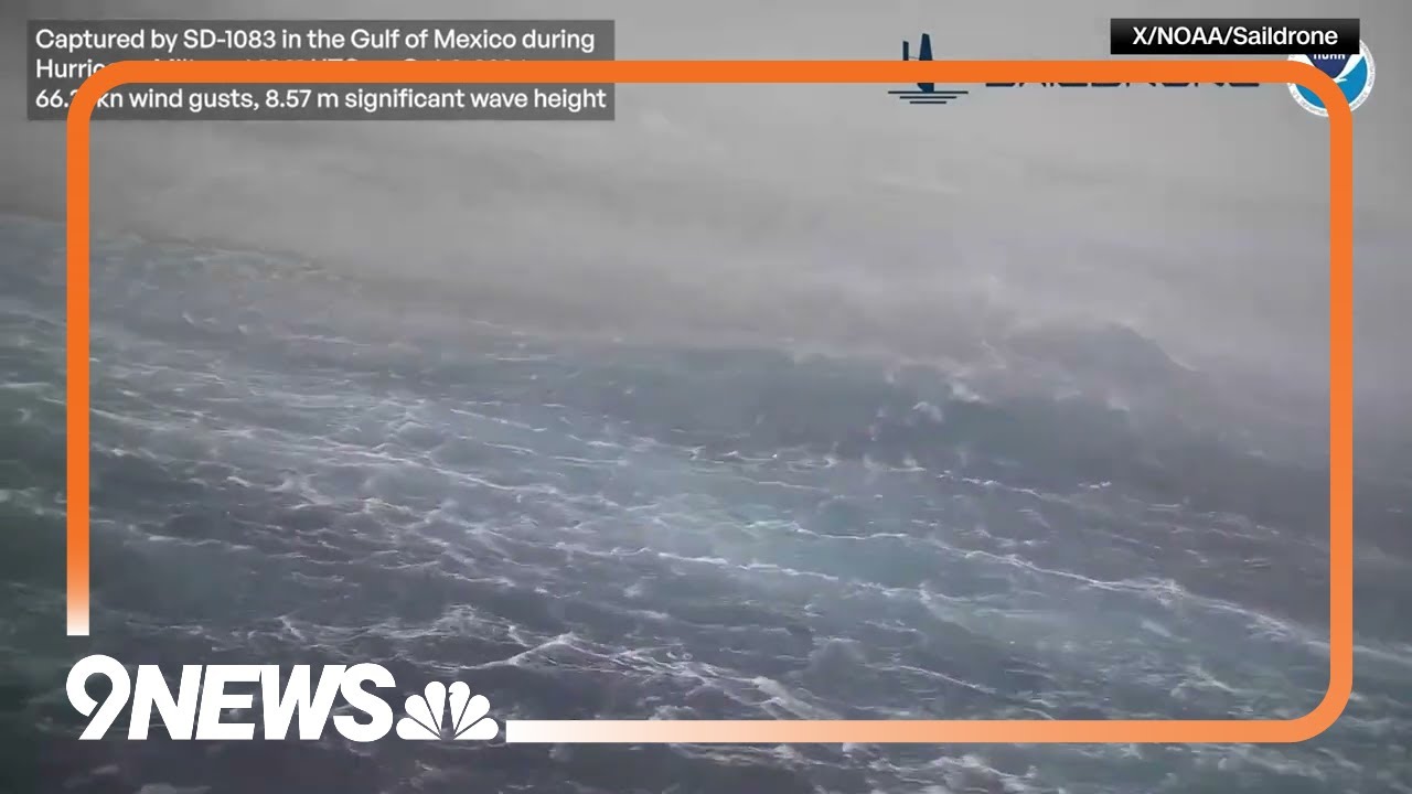 28-Foot Wave Reported Inside Hurricane Milton - YouTube