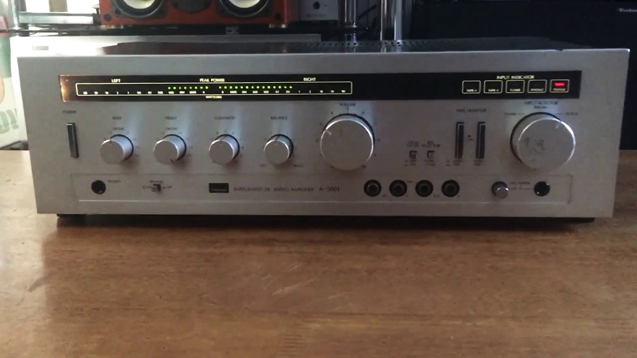 Amplificador SANSUI A-5001 - YouTube