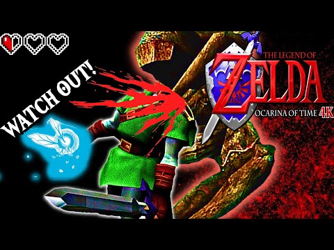 SUPER Redead Zombie GRABS Link | Zelda: Ocarina of Time 3D 4K [60 FPS ...
