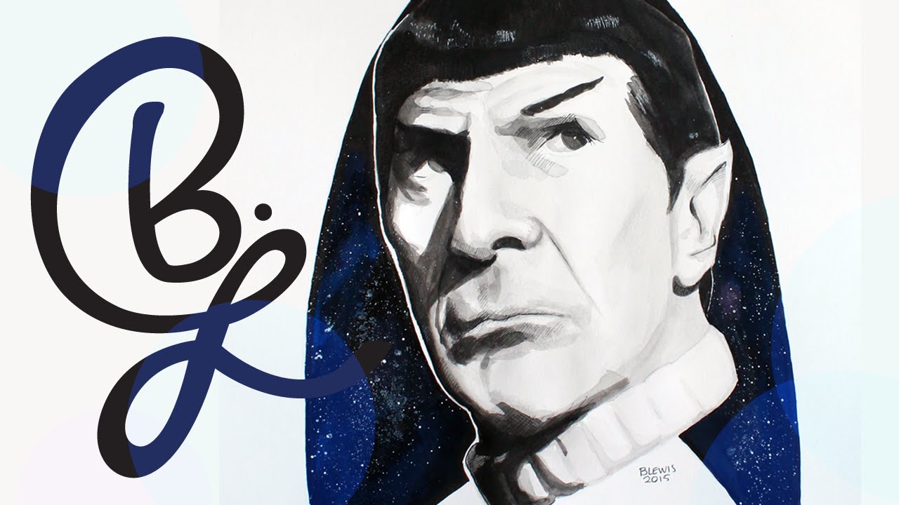 Star Trek - Mr. Spock - Time Lapse Drawing - YouTube