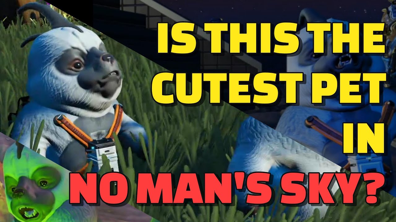 The Cutest Pet In No Man's Sky! - Rare Find White Bear - YouTube