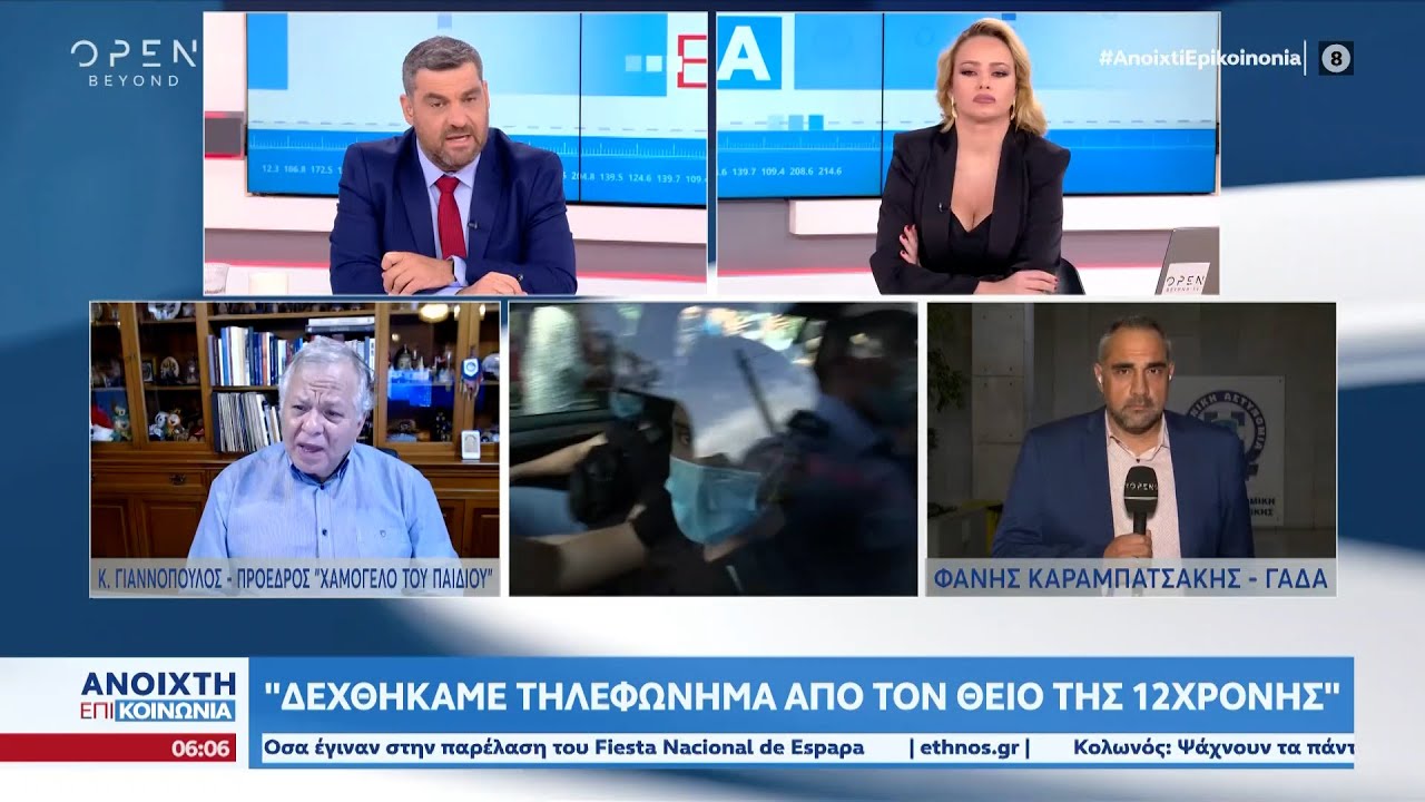Κώστας Γιαννόπουλος: Δεχθήκαμε τηλεφώνημα από τον θείο της 12χρονης ...
