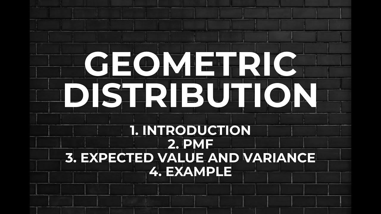 Geometric Distribution - YouTube