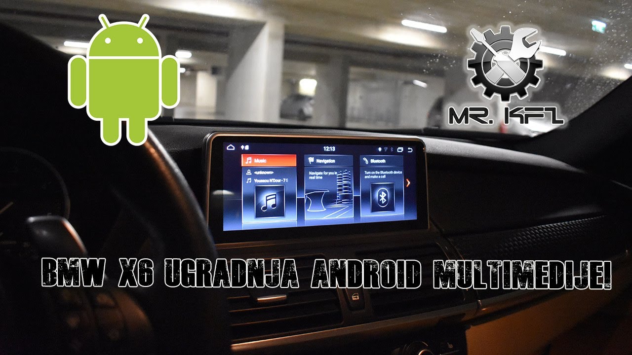 BMW X6 Ugradnja Android multimedije / BMW X6 android headunit install ...