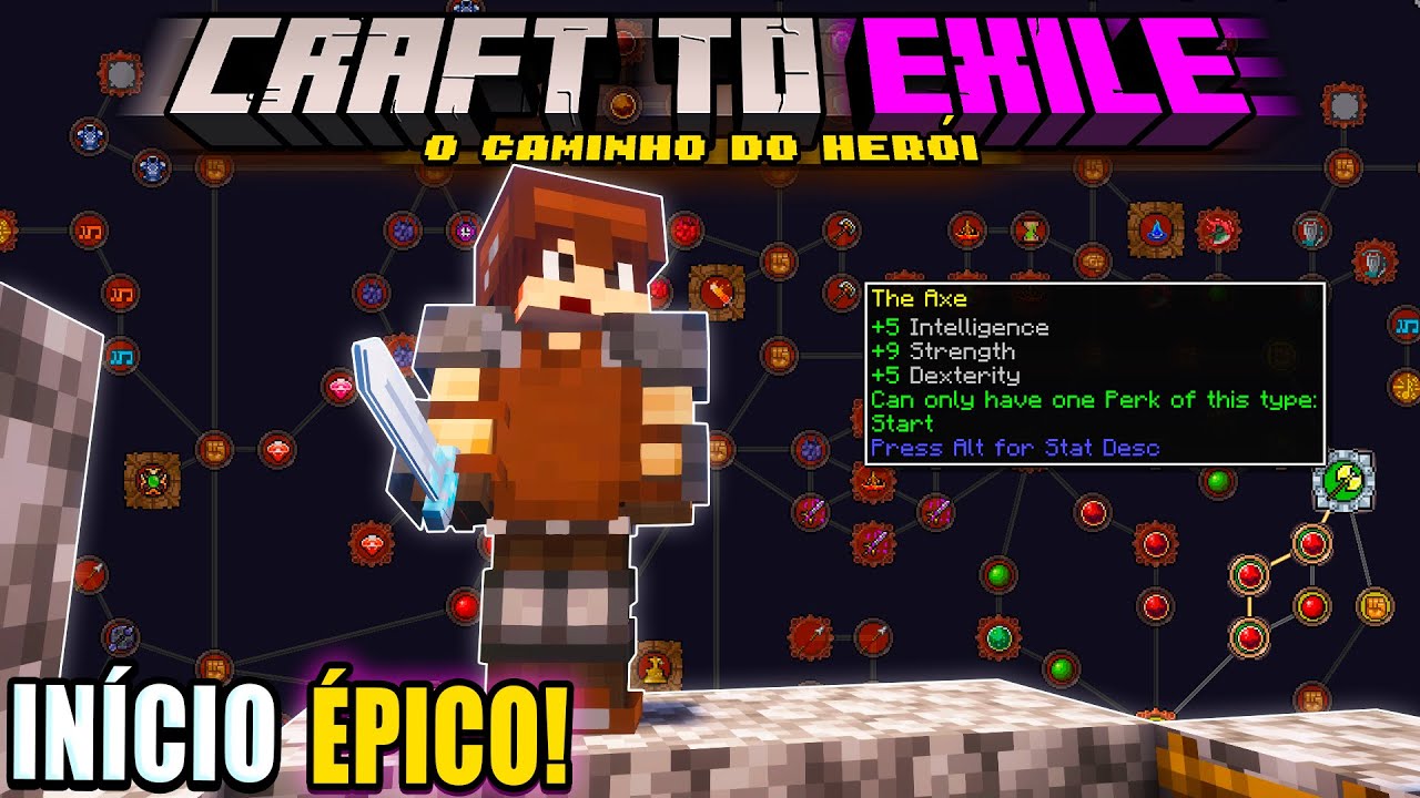 O MELHOR MODPACK DE RPG DE TODOS OS TEMPOS! CRAFT TO EXILE 2 #01 - YouTube