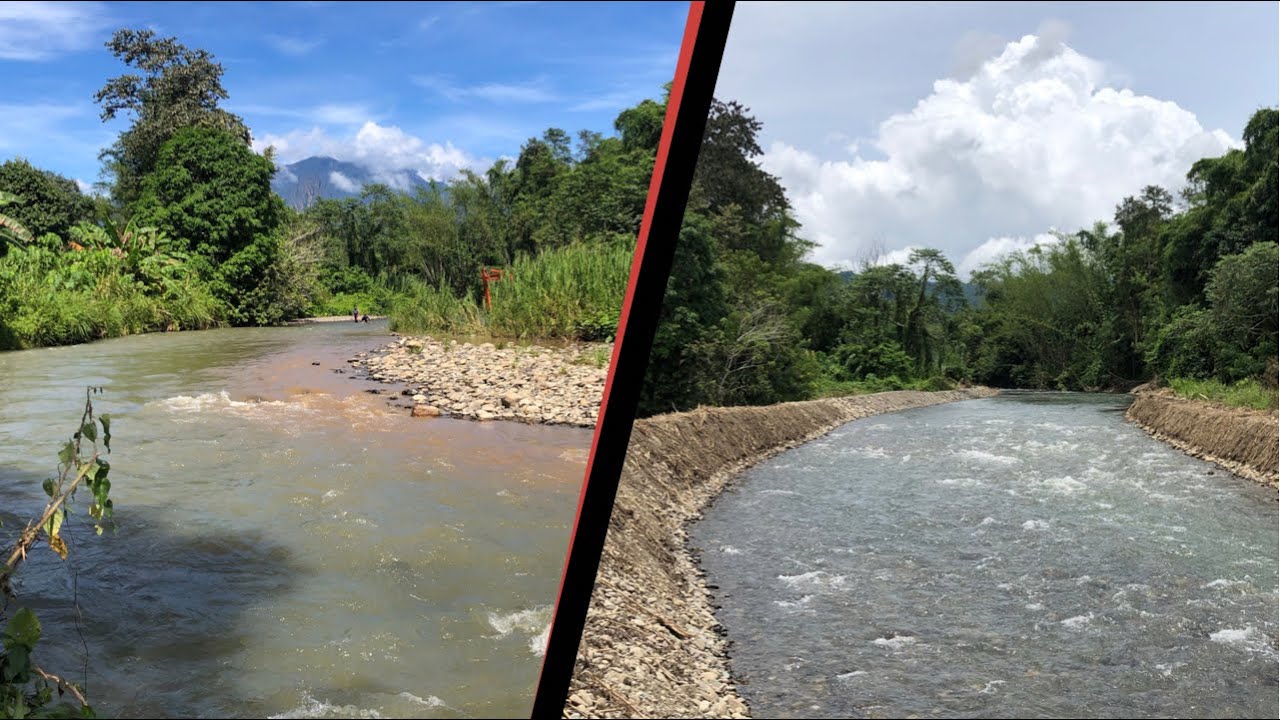 Digging river using excavator | time lapse start to finish - YouTube