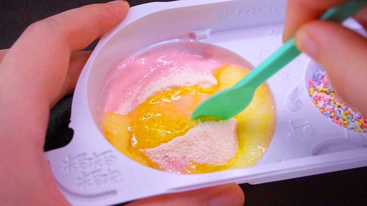 네루네루네 콜라맛&오렌지맛 Nerunerune Cola and Orange Flavor DIY candy kit [ASMR ...