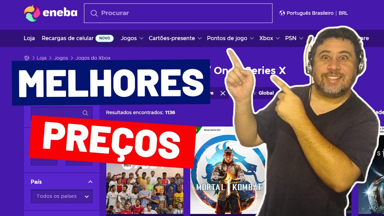 ENEBA: JOGOS DE XBOX COM OS MELHORES PREÇOS - YouTube