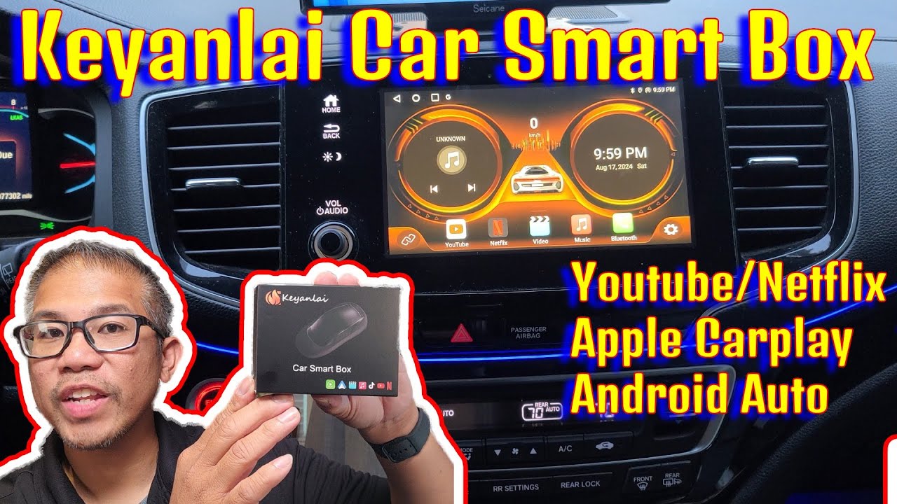 How to install Keyanlai Car Smart Box to watch youtube or Netflix with ...