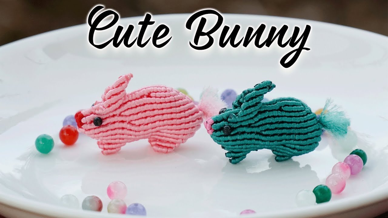 Make some cute bunny with this step by step macrame tutorial - Hướng ...