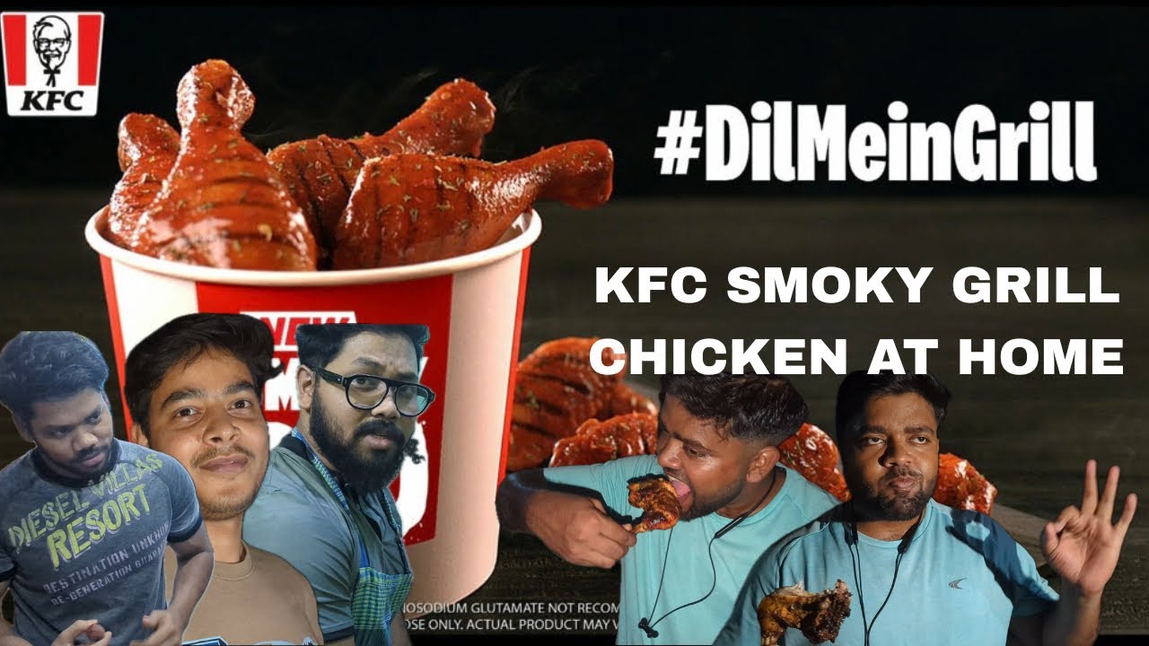 Tried Making KFC Smoky Red Grilled Chicken at Home 🍗🔥 | Better Than ...