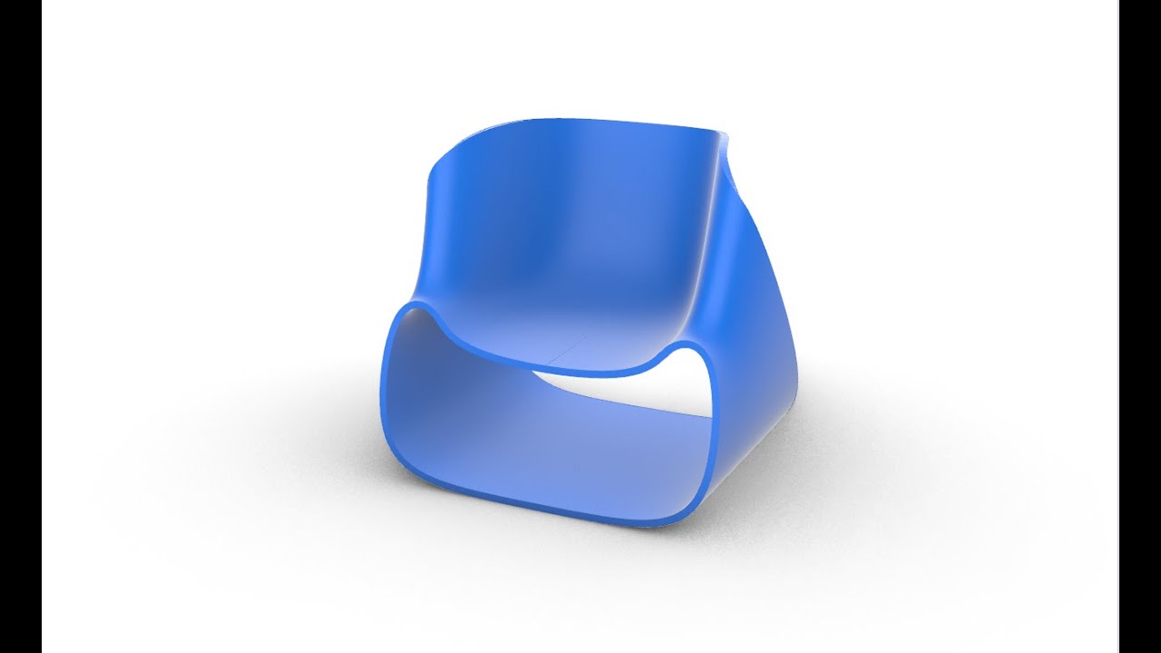 Rhino tutorials -organic chair with simple commands - YouTube