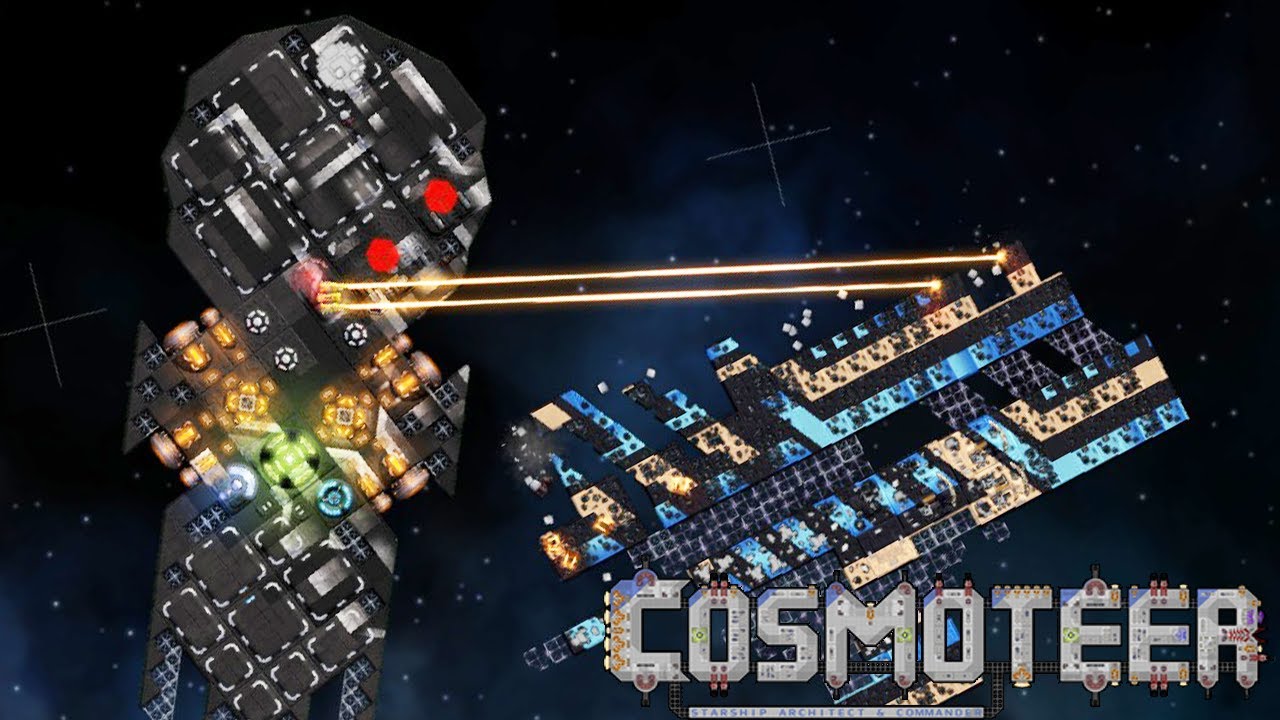 Cosmoteer - 08 Свалка Кораблей, Заводы. Новый корабль. - YouTube