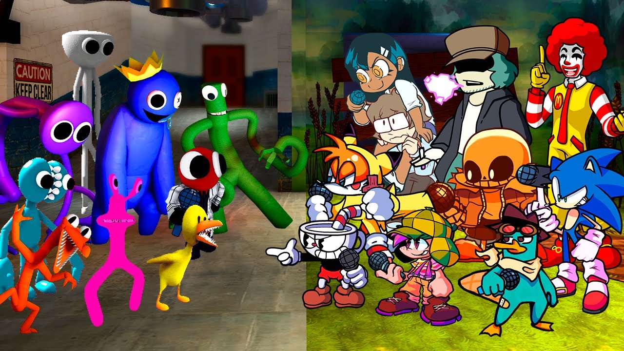 Friday Night Funkin' Characters Sings Friends To Your End but... FNF ...