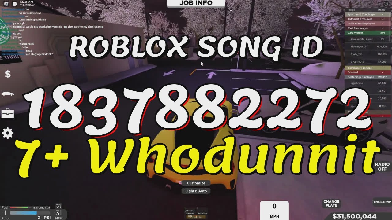7+ Whodunnit Roblox Song IDs/Codes - YouTube