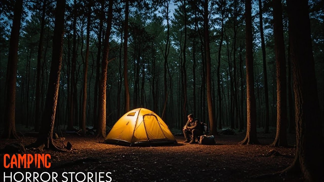 7 True Creepy Camping In The Woods HORROR Stories | With Rain Sounds ...