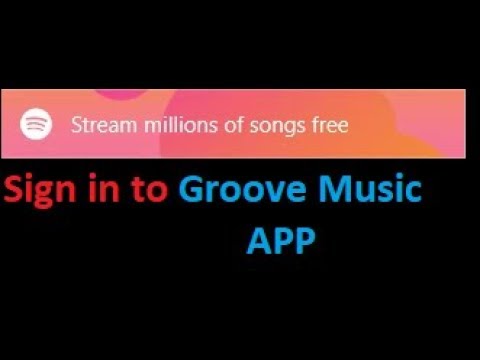 How to sign in your Groove Music App Explained..!! For Indian Users.# ...