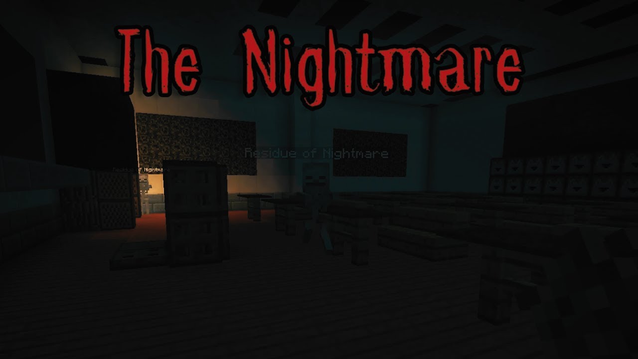 Trapped in a Nightmare… - The Nightmare (Minecraft Horror Map) - YouTube