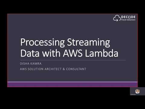FREE Webinar on Processing Streaming Data with AWS Lambda - YouTube