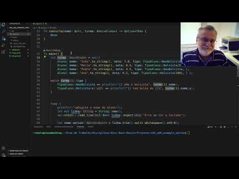 Linguagem Rust : Exemplo com Enum, Option, Match e If-Let - YouTube