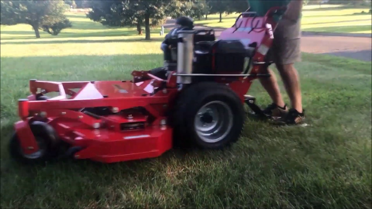 Snapper Pro SW30 52" Mower & Sulky - YouTube