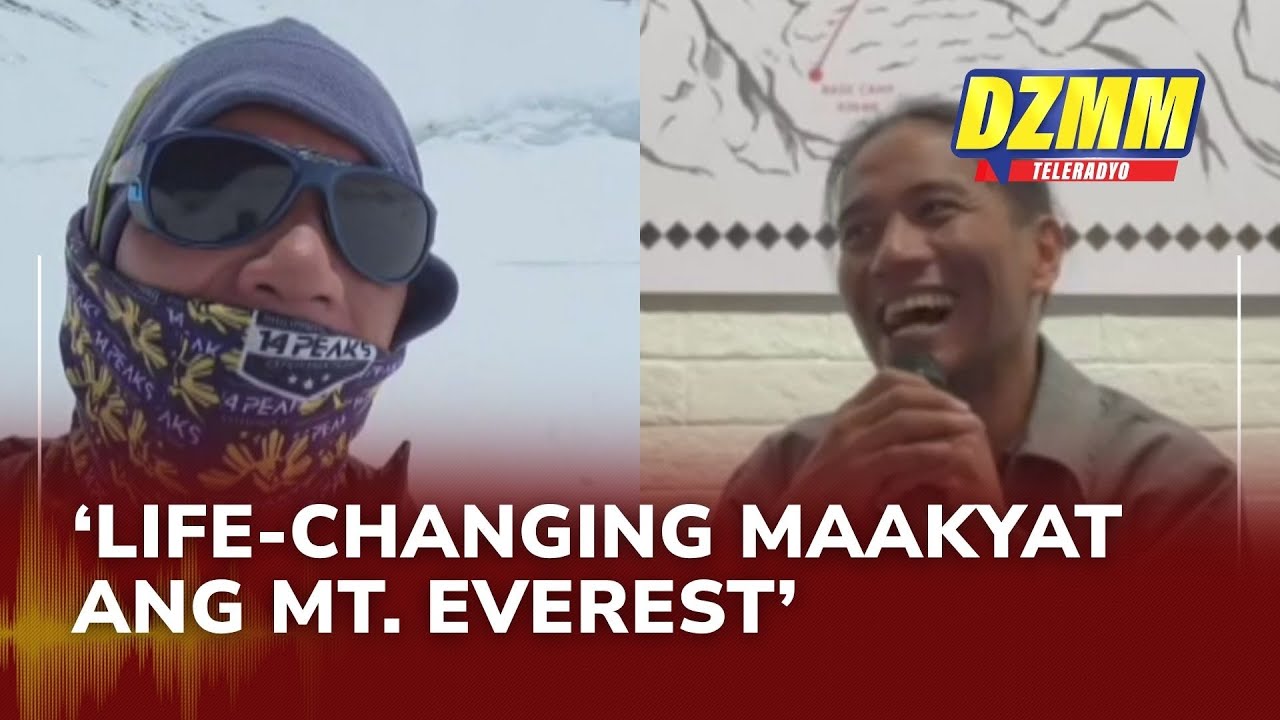 'Life-changing:' Pinoy mountaineer successfully climbed Mt. Everest ...