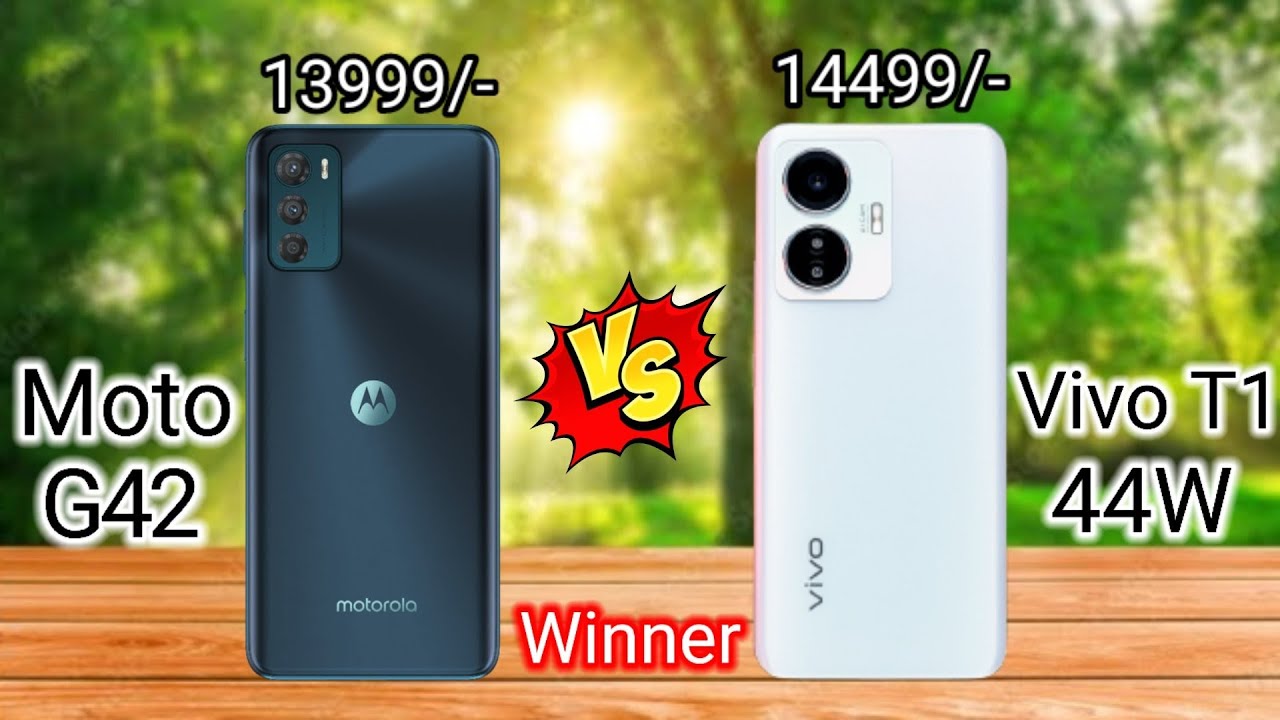 Moto G42 vs Vivo T1 44W Full Comparesion | Moto G43 or Vivo T1 44W me ...