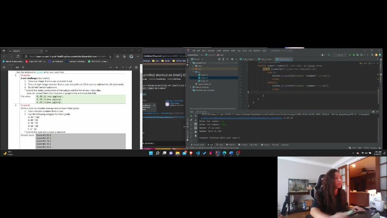 CIST2371: Java Programming I (Online) 63377 - YouTube