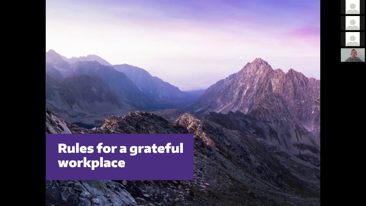 Gratitude in the Workplace Webinar with Ryan Fehr - YouTube