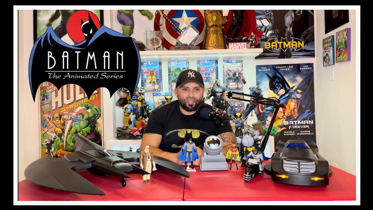 Batman la serie animada, DC Collectibles Batwing, Bat-cycle y Batmobile ...